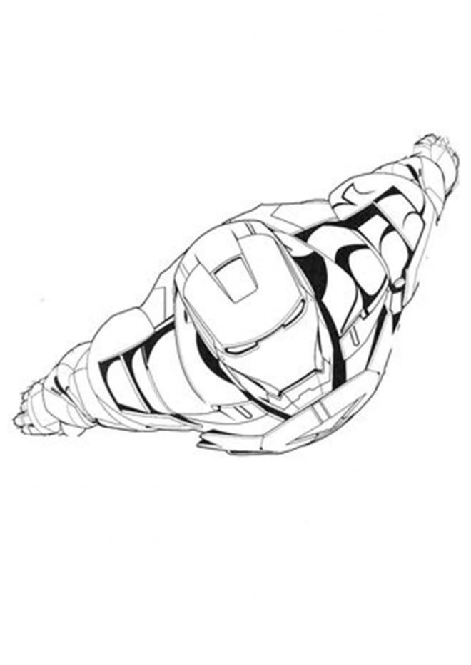 Free & Easy To Print Iron man Coloring Pages - Tulamama