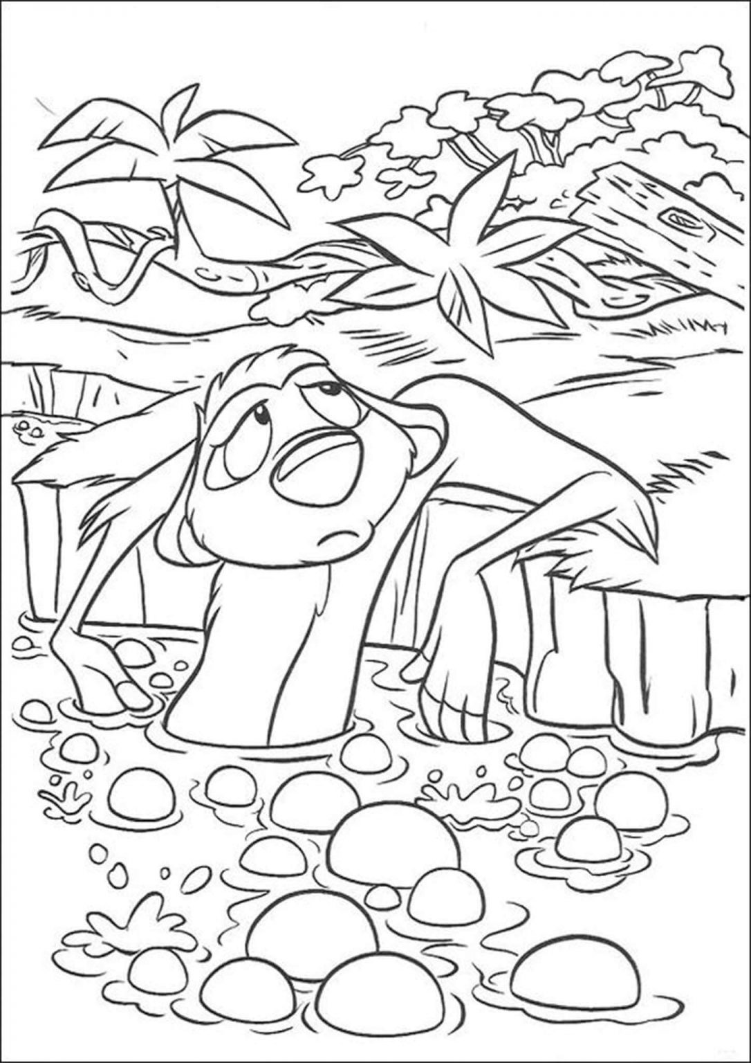 Free & Easy To Print Lion King Coloring Pages - Tulamama