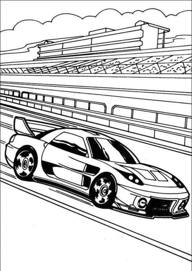 Free & Easy To Print Race Car Coloring Pages - Tulamama
