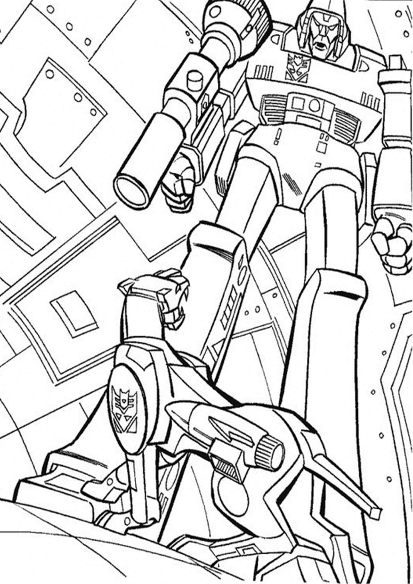 Free & Easy To Print Transformers Coloring Pages - Tulamama