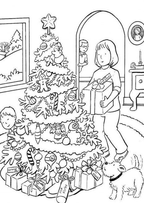 Free & Easy To Print Christmas Tree Coloring Pages - Tulamama