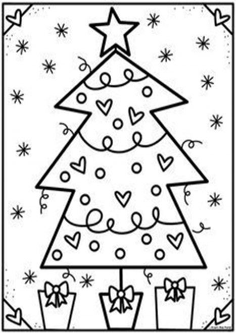 Free & Easy To Print Christmas Tree Coloring Pages - Tulamama