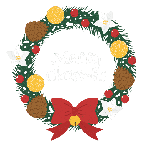Free & Cute Christmas Wreath Clipart For Your Holiday Decorations ...