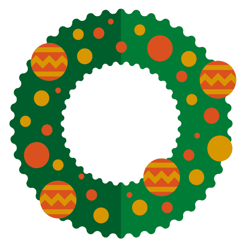 Free & Cute Christmas Wreath Clipart For Your Holiday Decorations ...