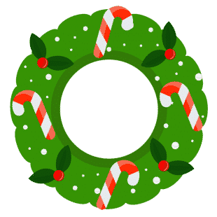 Free & Cute Christmas Wreath Clipart For Your Holiday Decorations ...