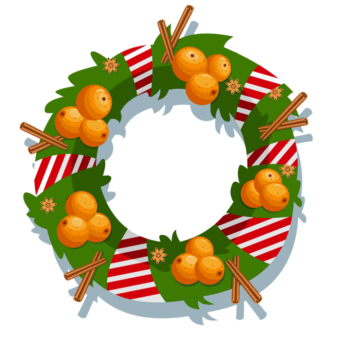 Free & Cute Christmas Wreath Clipart For Your Holiday Decorations ...