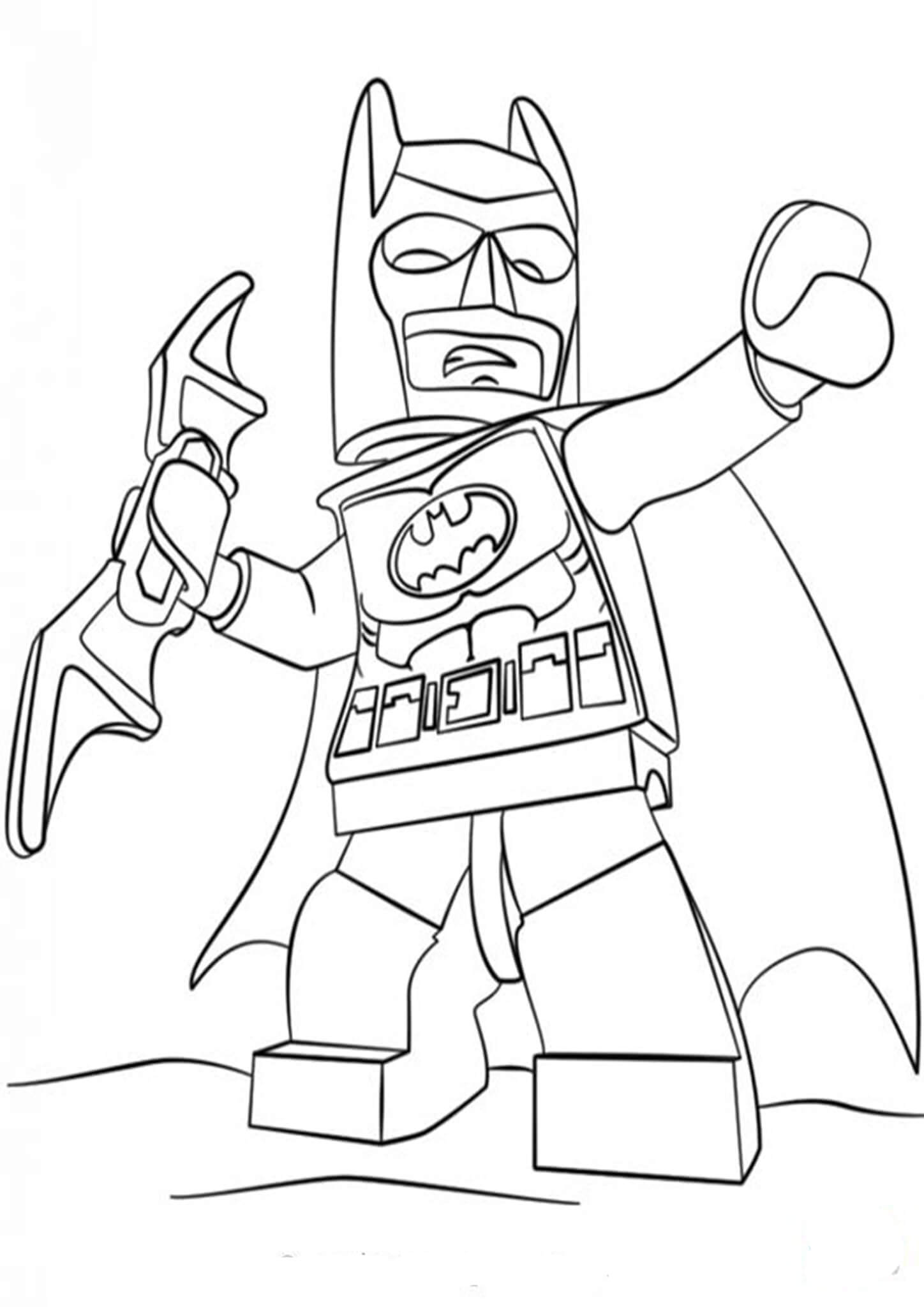 Free & Easy To Print Lego Batman Coloring Pages - Tulamama