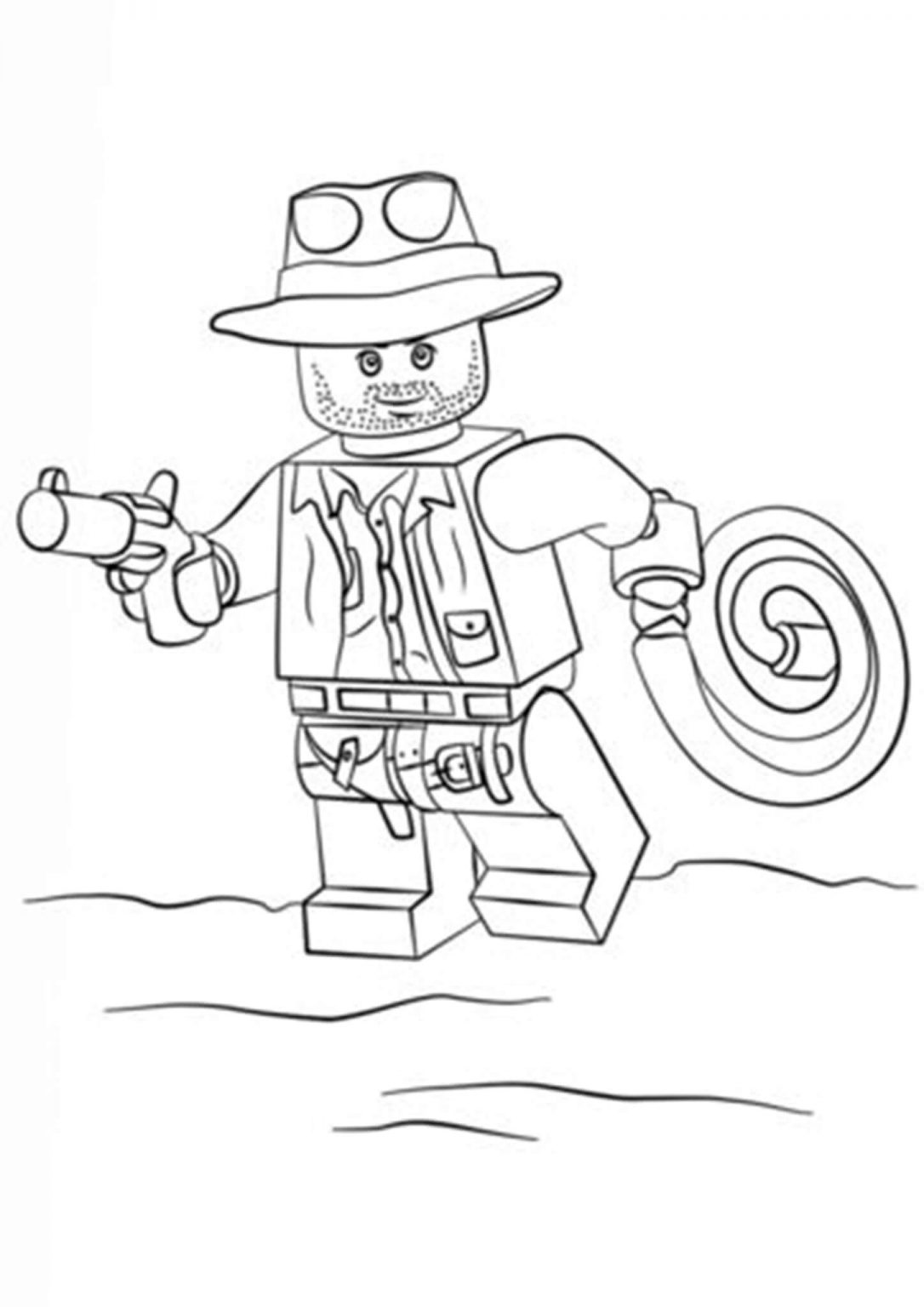 Free & Easy To Print Lego Coloring Pages - Tulamama