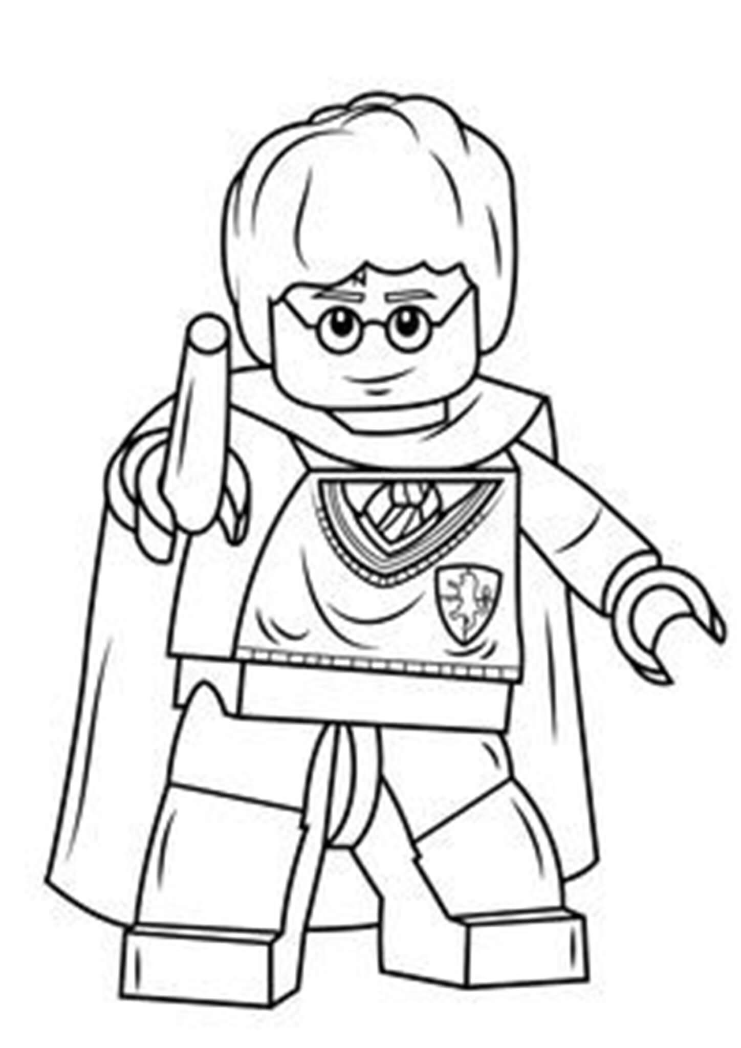 Free & Easy To Print Lego Coloring Pages - Tulamama