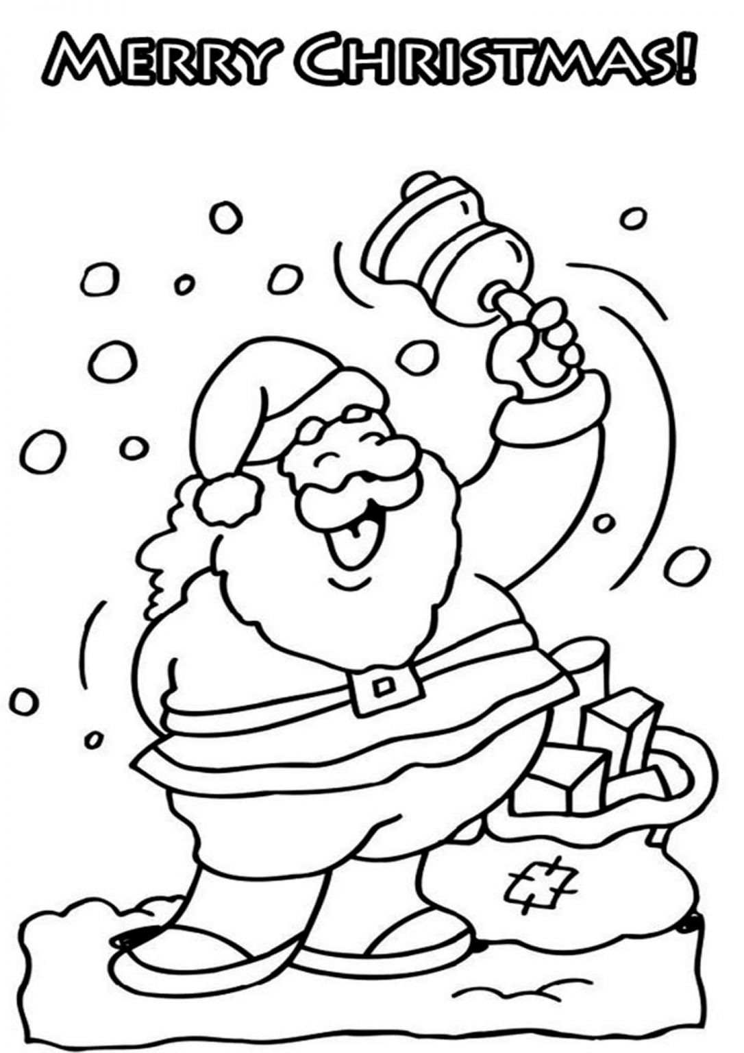 Free Printable Santa Coloring Pages For Kids - Tulamama