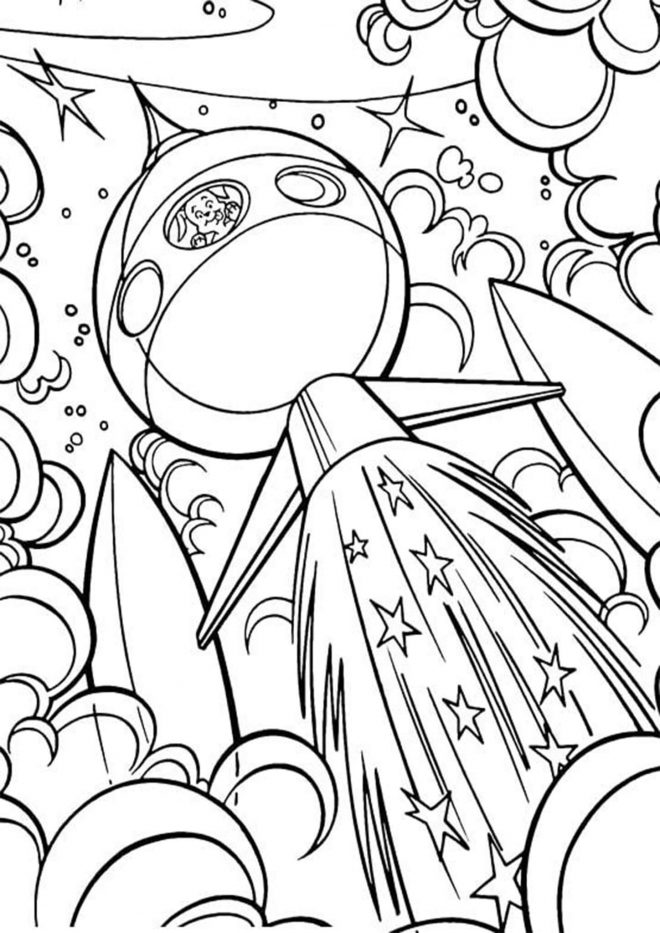Free & Easy To Print Space Coloring Pages - Tulamama