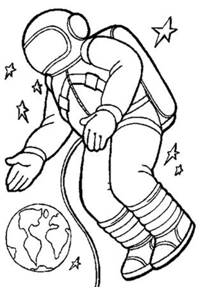 Free & Easy To Print Space Coloring Pages - Tulamama