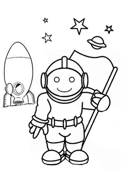 Free & Easy To Print Space Coloring Pages - Tulamama