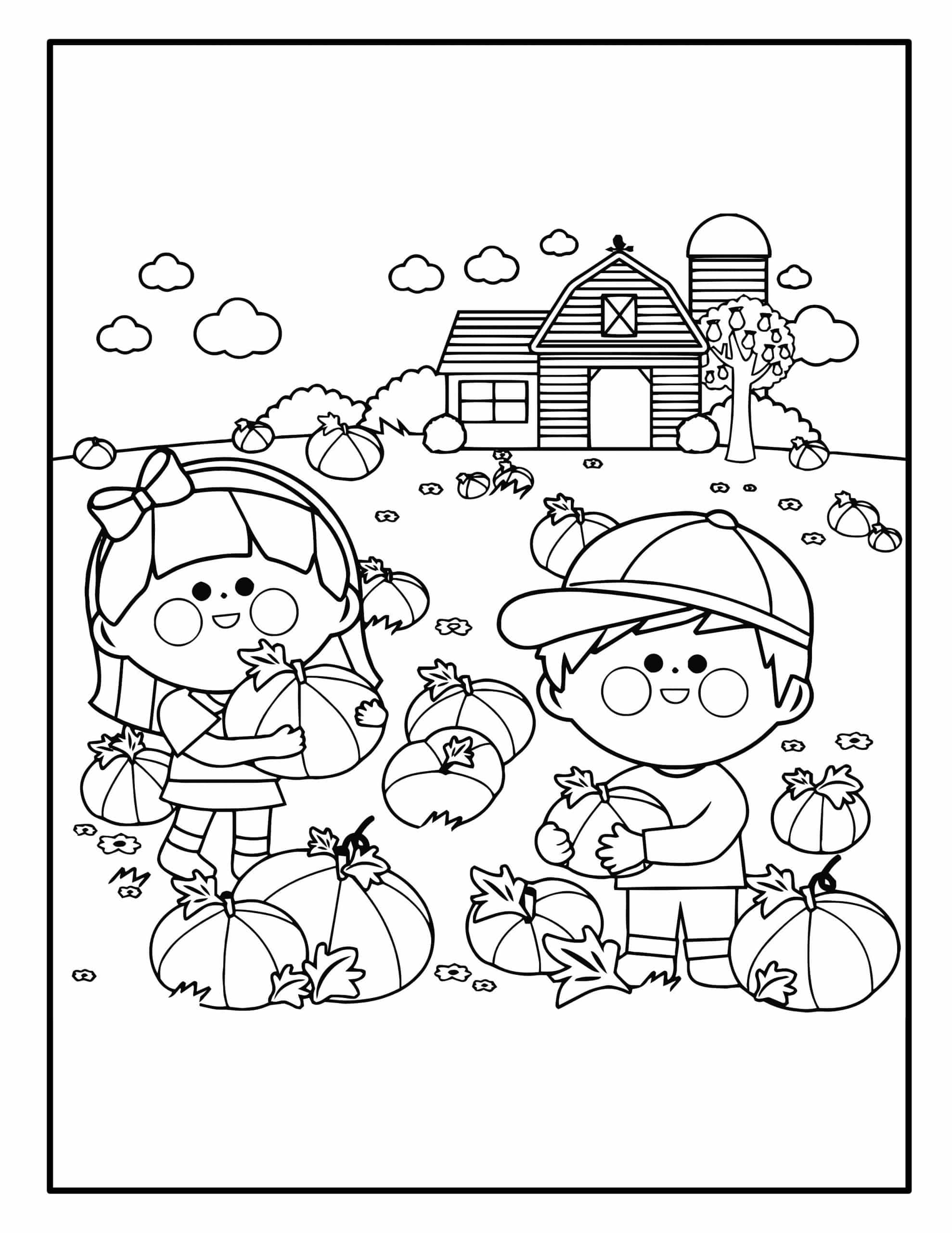 Free Printable Thanksgiving Coloring Pages - Tulamama