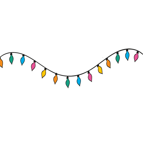 Free & Cute Christmas Lights Clipart For Your Holiday Decorations ...