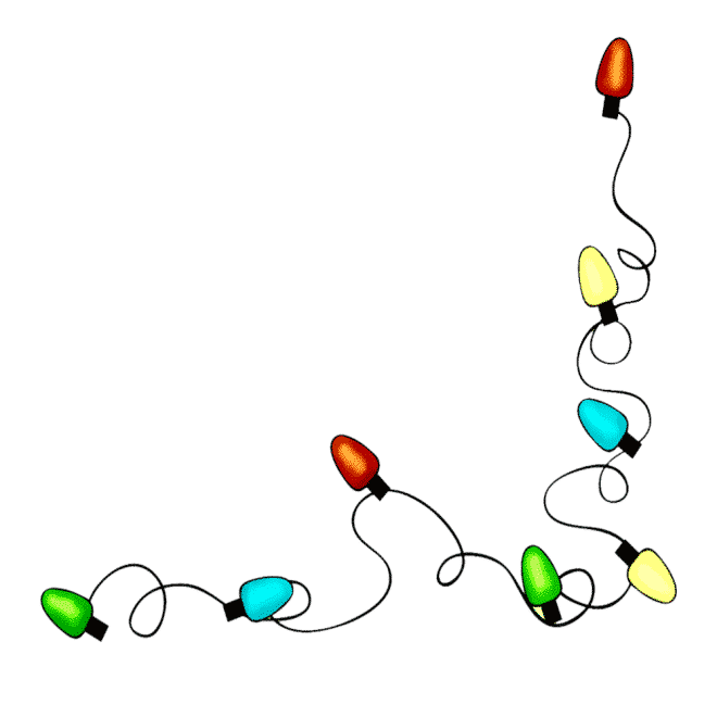 Free & Cute Christmas Lights Clipart For Your Holiday Decorations ...