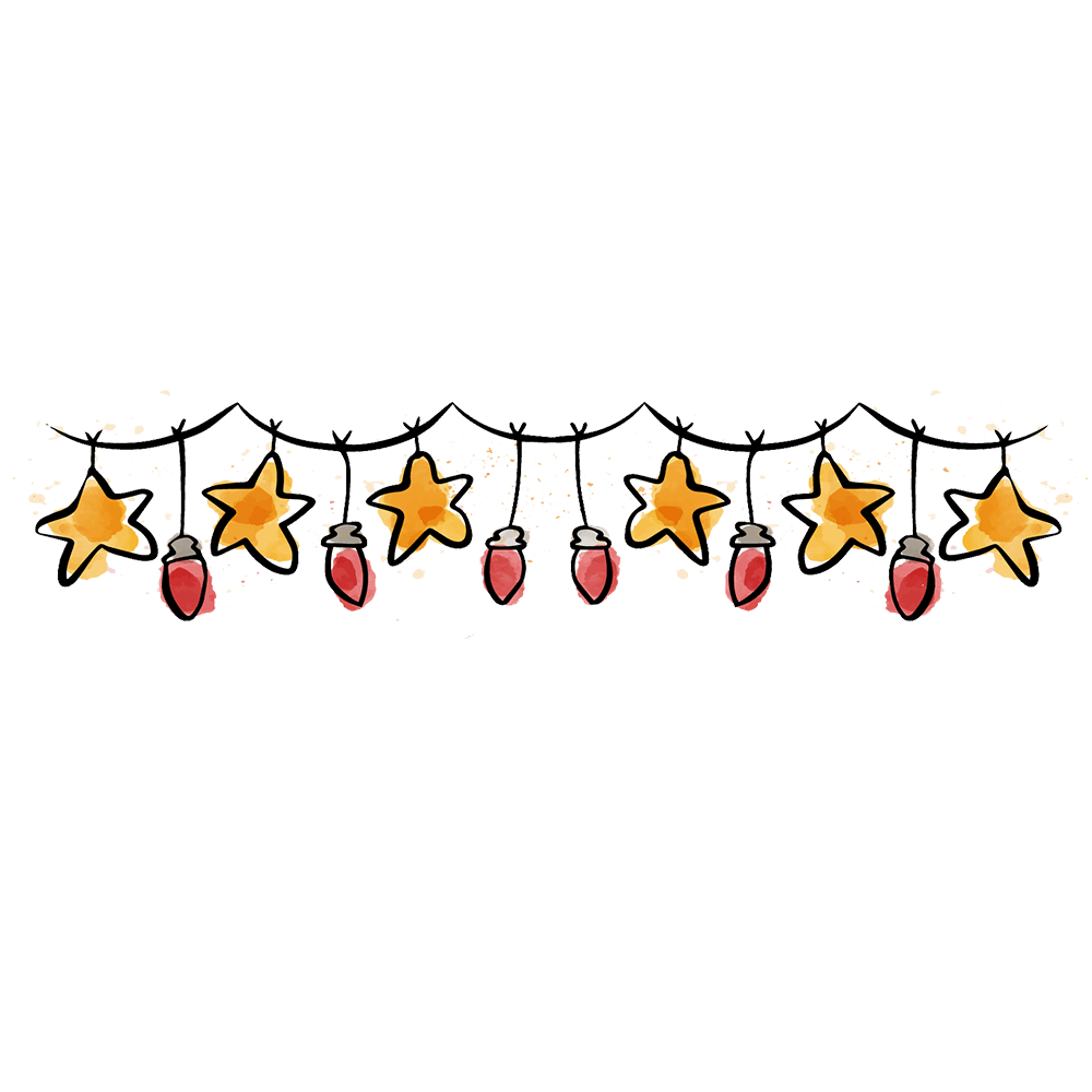 Free & Cute Christmas Lights Clipart For Your Holiday Decorations ...