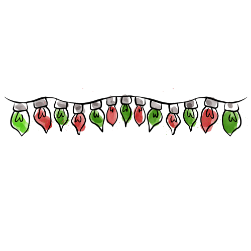 Free & Cute Christmas Lights Clipart For Your Holiday Decorations ...