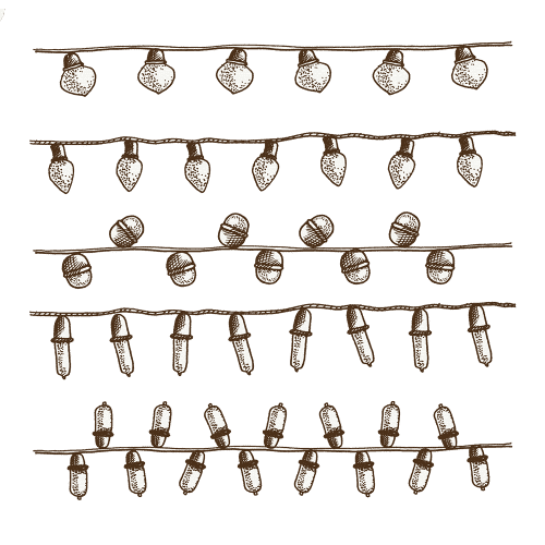 Free & Cute Christmas Lights Clipart For Your Holiday Decorations ...