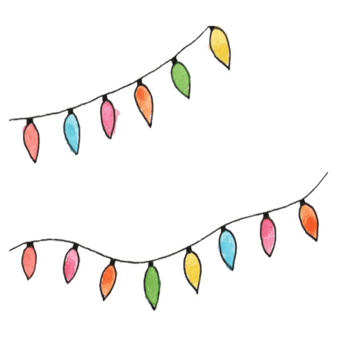 Free & Cute Christmas Lights Clipart For Your Holiday Decorations ...