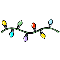 Free & Cute Christmas Lights Clipart For Your Holiday Decorations ...