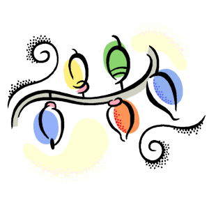 Free & Cute Christmas Lights Clipart For Your Holiday Decorations ...