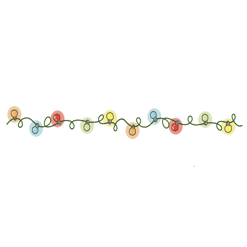 Free & Cute Christmas Lights Clipart For Your Holiday Decorations ...