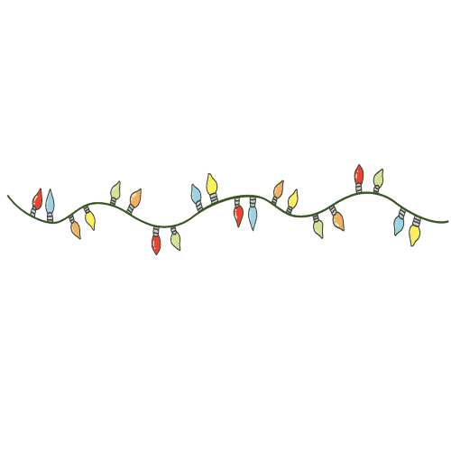 Free & Cute Christmas Lights Clipart For Your Holiday Decorations ...