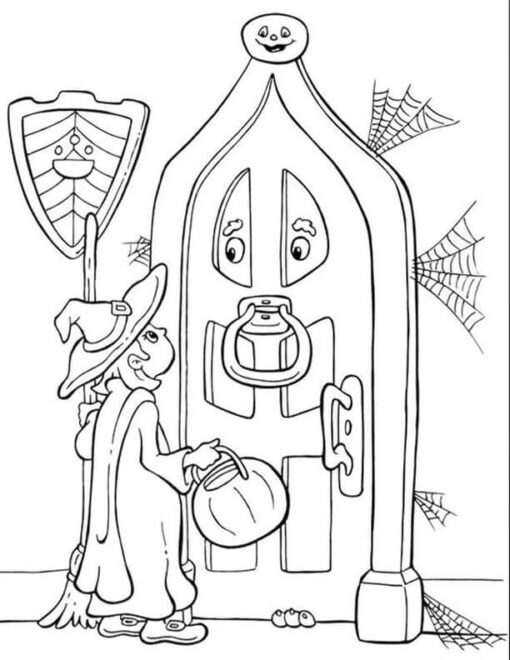 Free & Easy To Print Halloween Coloring Pages - Tulamama