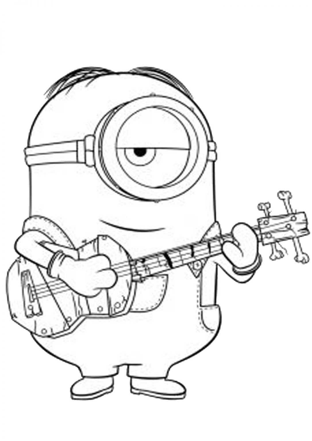 Free & Easy To Print Minions Coloring Pages - Tulamama