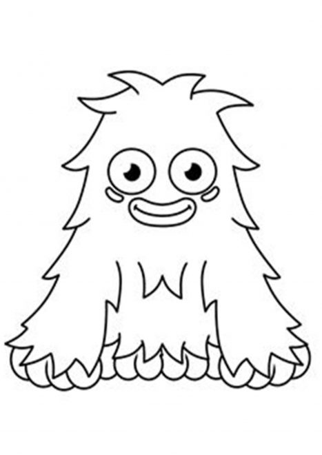 Free & Easy To Print Monster Coloring Pages - Tulamama