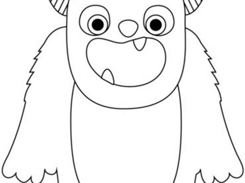 Free & Easy To Print Monster Coloring Pages - Tulamama