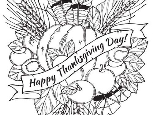 Free Printable Thanksgiving Coloring Pages - Tulamama