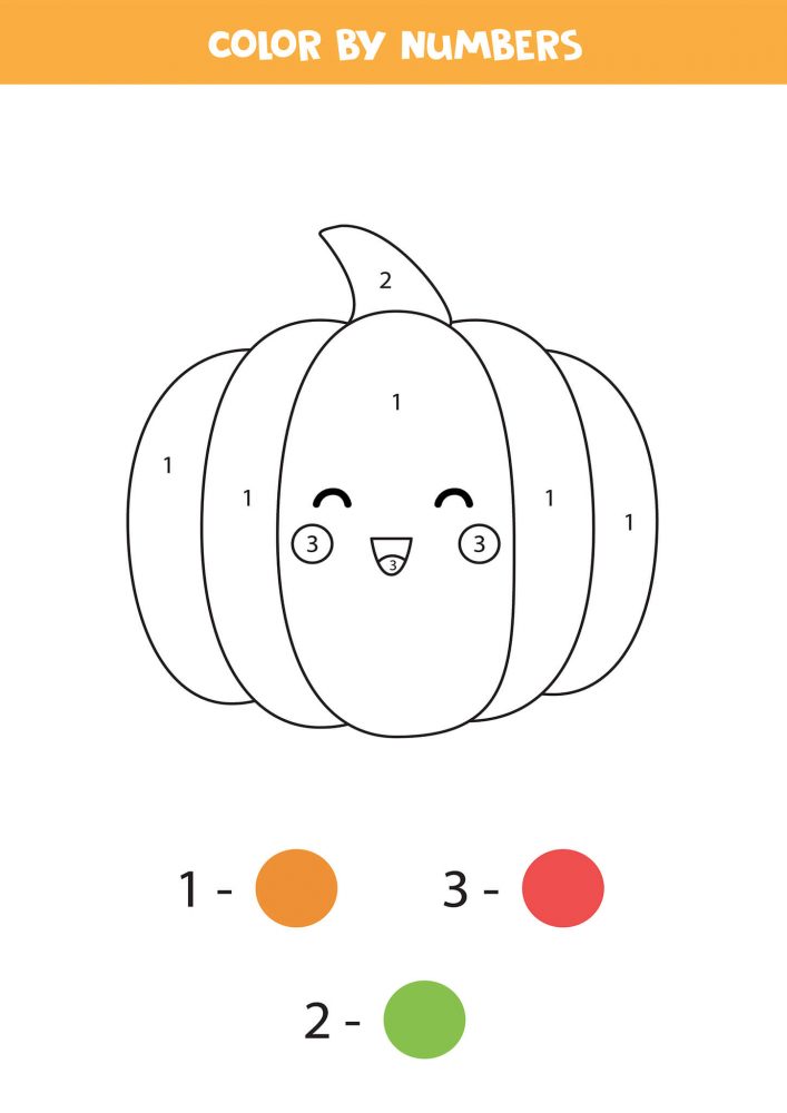 Free Printable Thanksgiving Color by Number - Tulamama