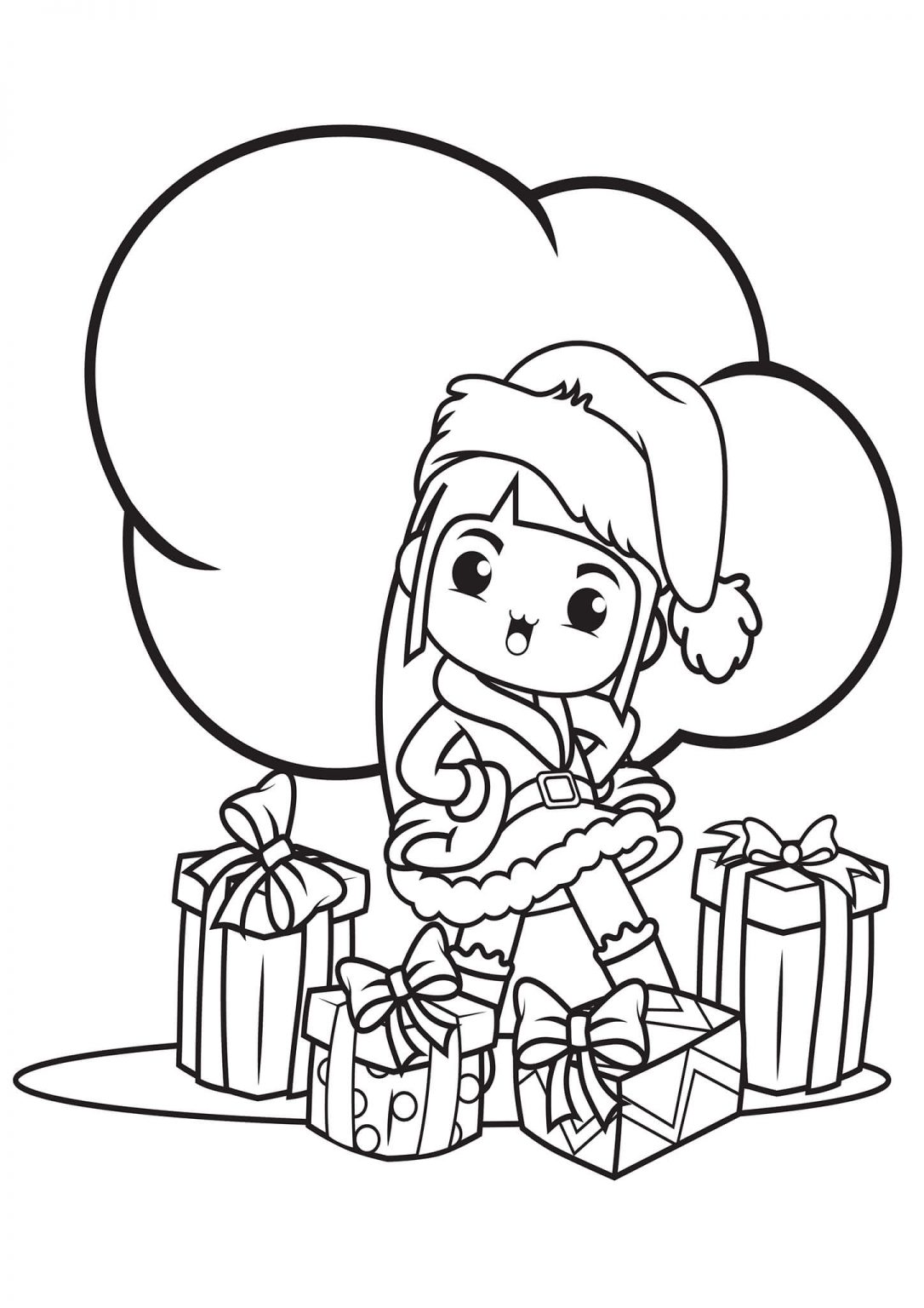 Free & Easy To Print Christmas Coloring Pages - Tulamama