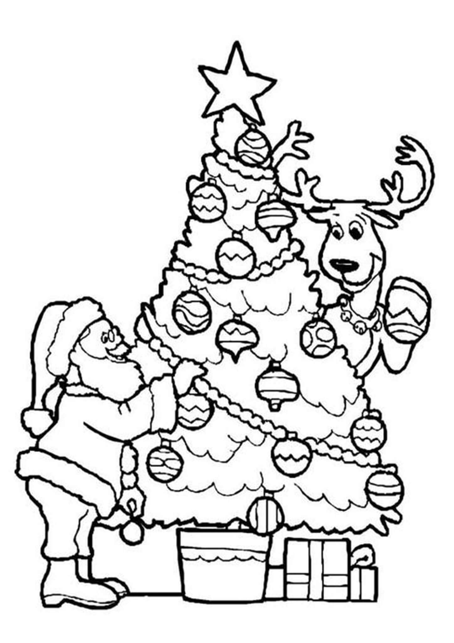 Free Printable Reindeer Coloring Pages - Tulamama