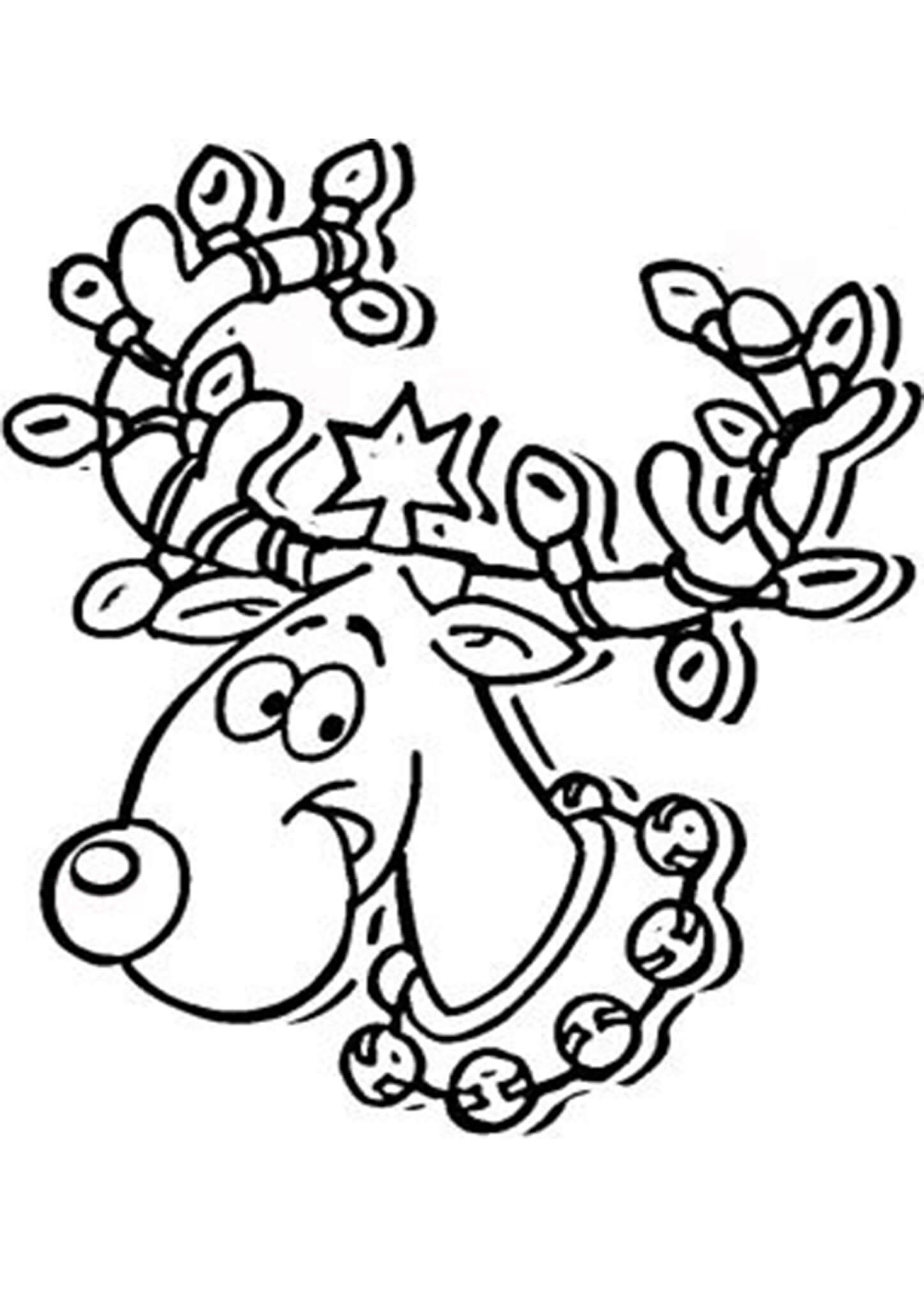 Rudolph The Red Nosed Reindeer Coloring Pages - Tulamama