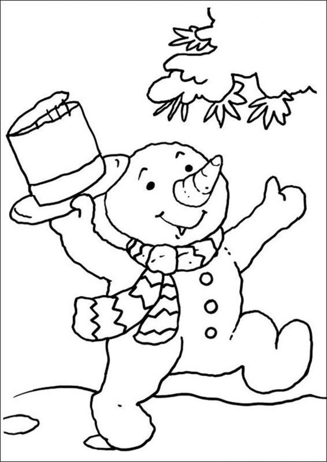 Free Printable Snowman Coloring Pages - Tulamama
