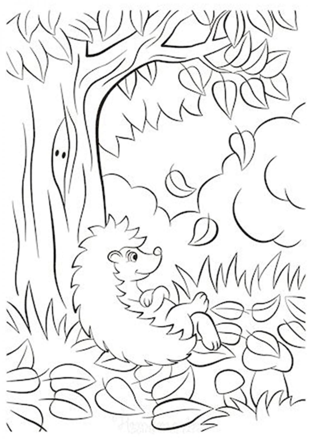 Free & Easy To Print Tree Coloring Pages - Tulamama