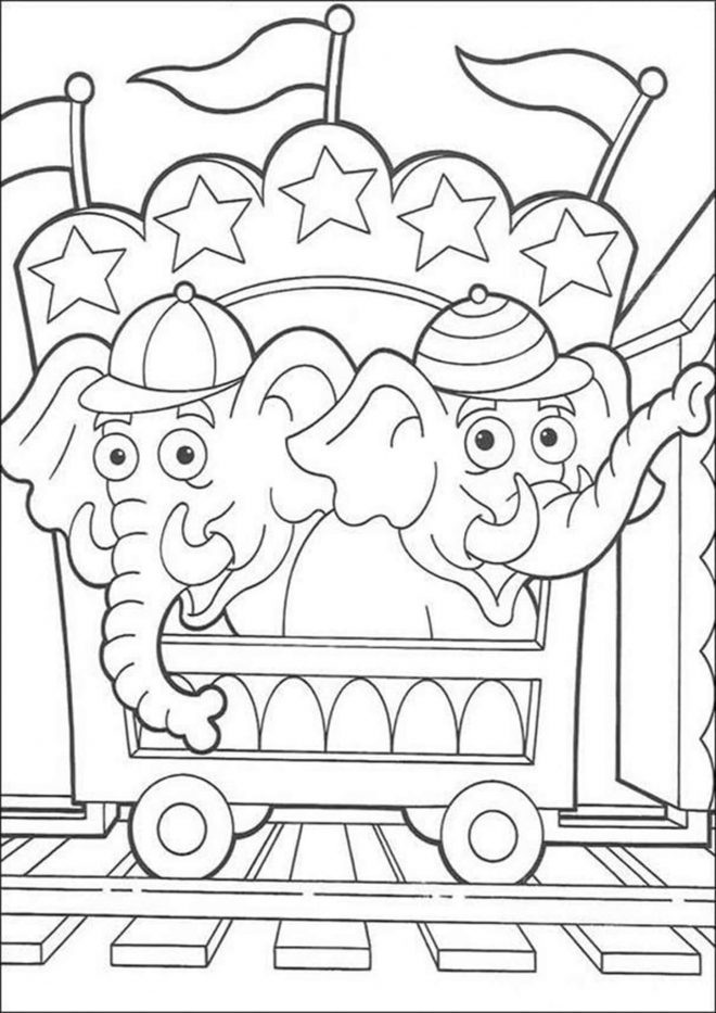 Free & Easy To Print Circus Coloring Pages - Tulamama