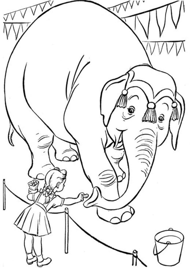 Free & Easy To Print Circus Coloring Pages - Tulamama