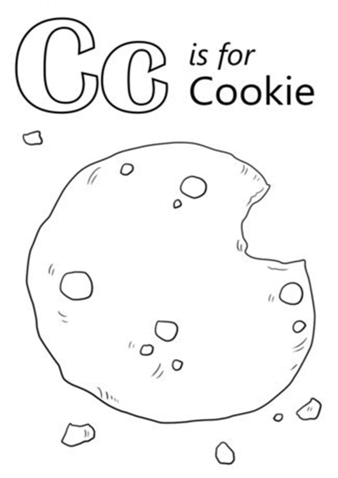Free & Easy To Print Cookie Coloring Pages - Tulamama