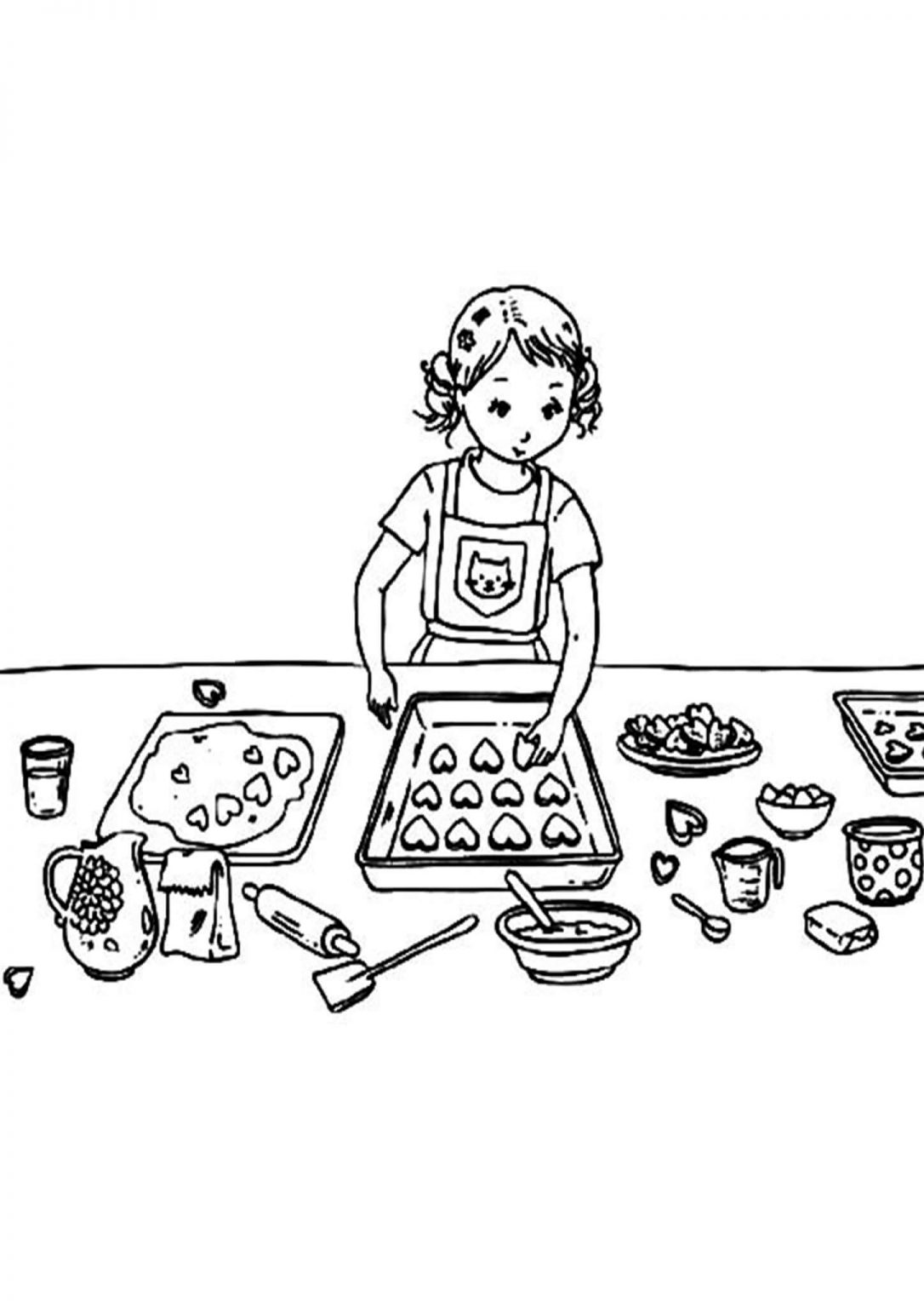 Free & Easy To Print Cookie Coloring Pages - Tulamama