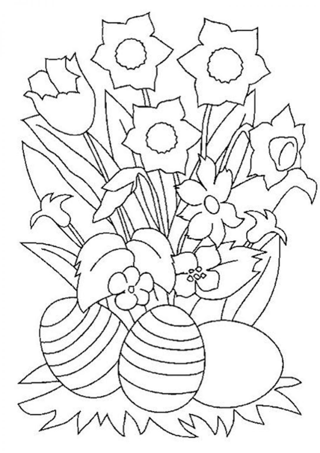 Free & Easy To Print Easter Coloring Pages - Tulamama