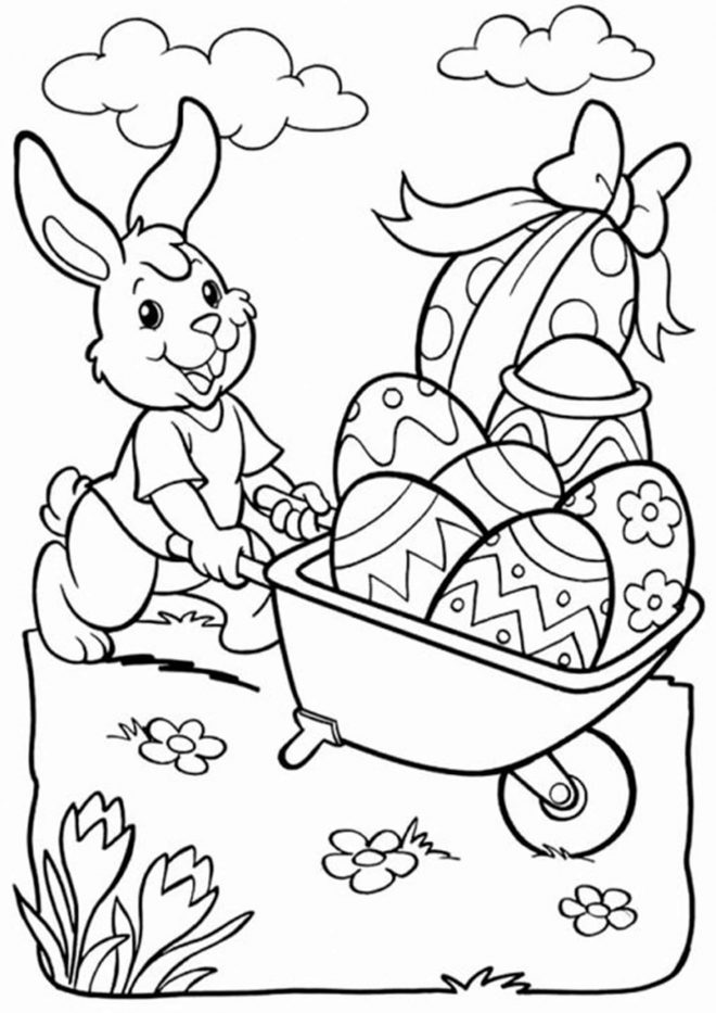 Free & Easy To Print Easter Coloring Pages - Tulamama