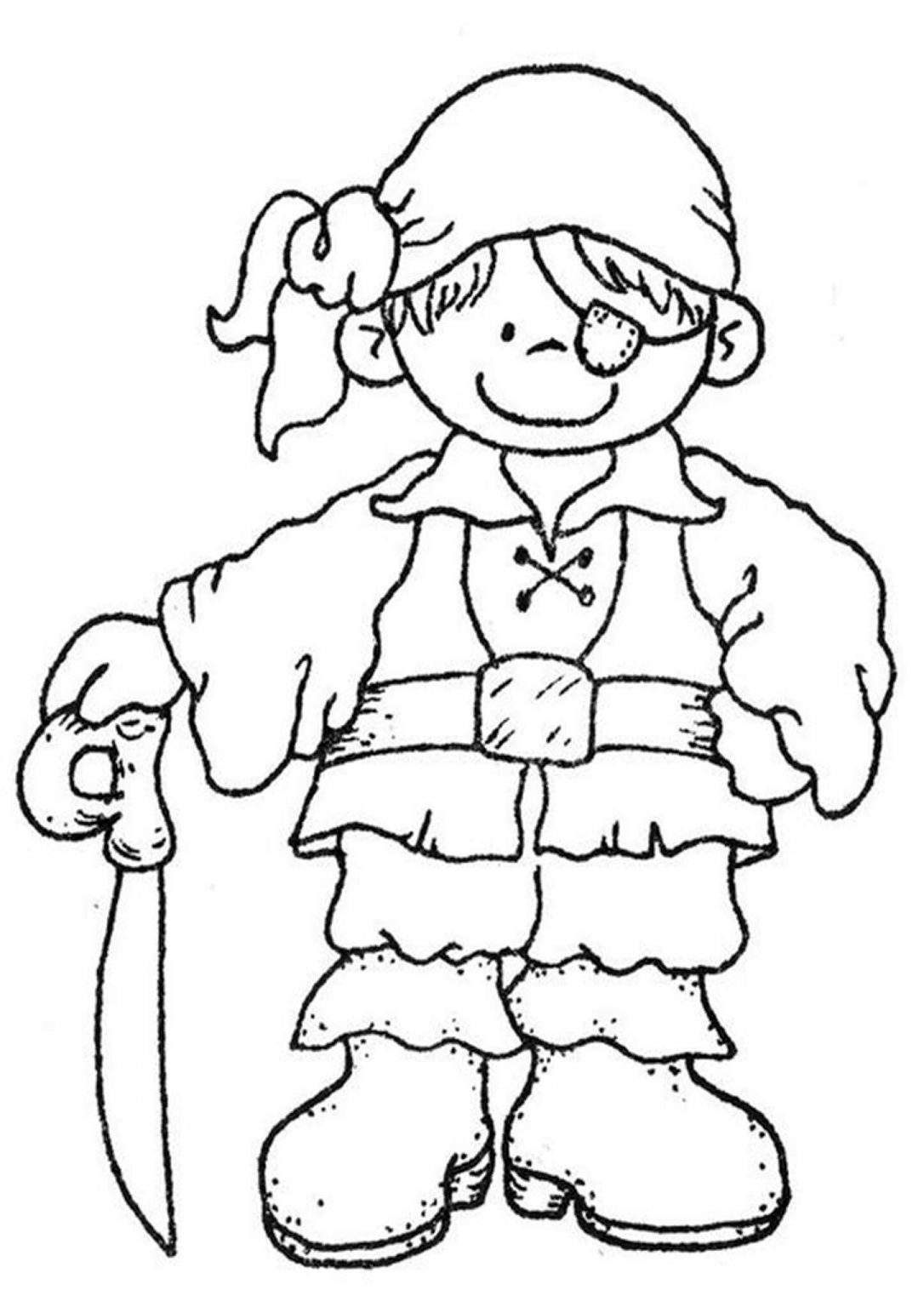 Free & Easy To Print Pirate Coloring Pages - Tulamama