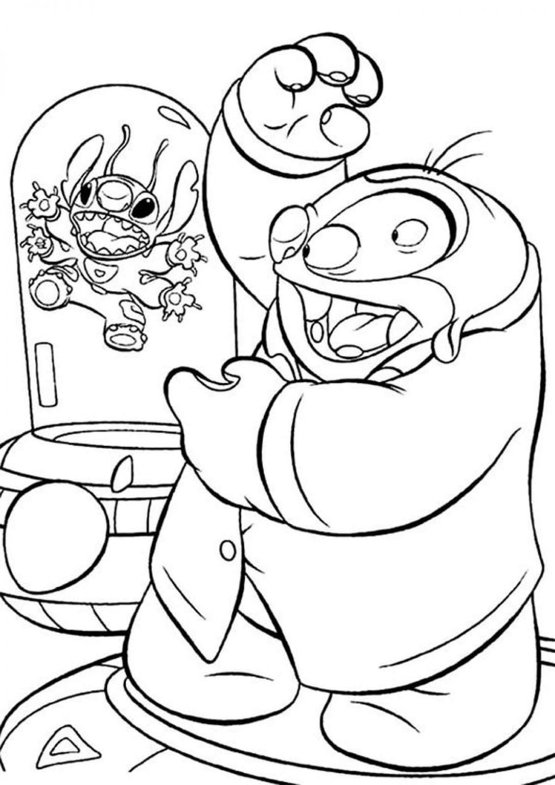 Free & Easy To Print Stitch Coloring Pages - Tulamama