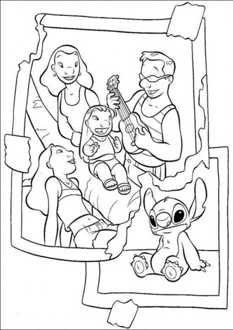 Free & Easy To Print Stitch Coloring Pages - Tulamama