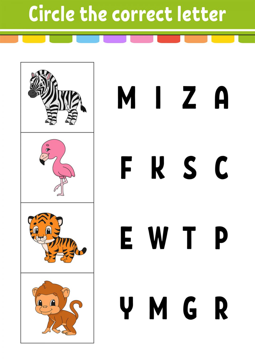 Free Printable Letter Matching Worksheets - Tulamama