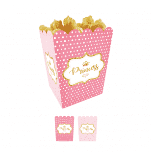 Princess Baby Shower Favor Boxes - 25 Per Set - Tulamama